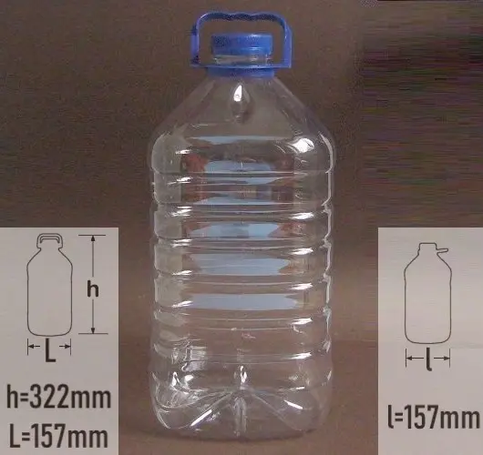 Bidoane PET - bidoane 5 L (5000ml) [detalii + poze + dimensiuni]