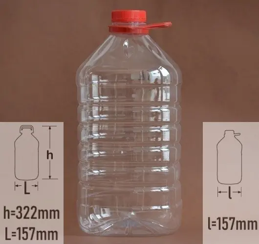 Bidoane PET - bidoane 5 L (5000ml) [detalii + poze + dimensiuni]