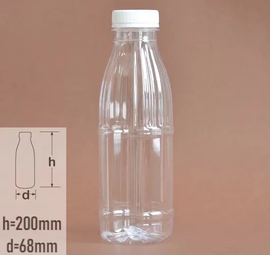 Sticle PET - sticle 500 ml [detalii + poze + dimensiuni]