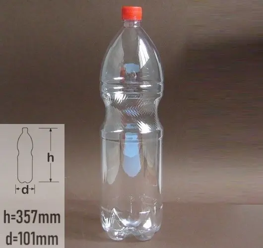 Sticle plastic - sticle 2 litri (2000 ml) [detalii + poze + dimensiuni]