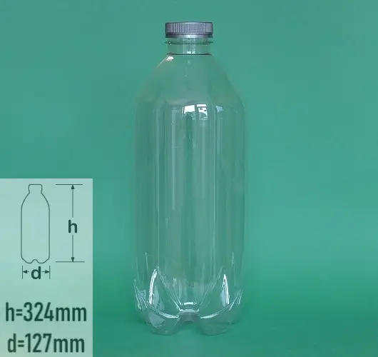 Flacon plastic - sticla 3 litri [detalii + poze + dimensiuni]