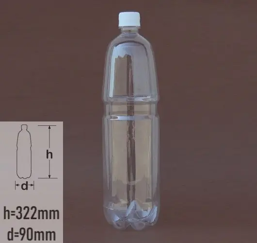 Sticle plastic - sticle 1500 ml (1,5 litri) [detalii + poze + dimensiuni]
