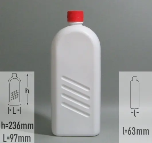 Sticle plastic - sticle 1 litru [detalii + poze + dimensiuni]